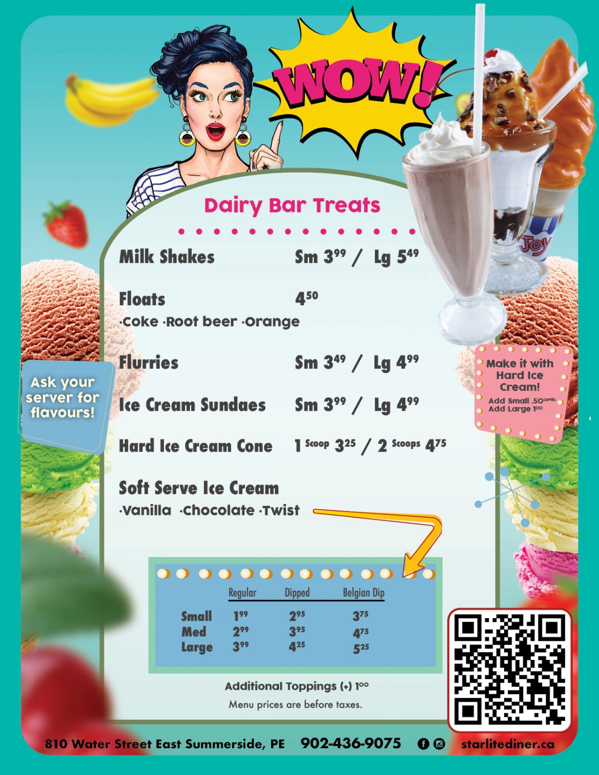 Starlite Menu - Starlite Diner